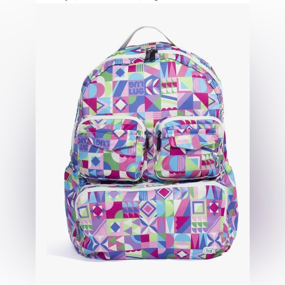 lug | Bags | Lug Puddle Jumper Packable Backpack In Rare Small World ...